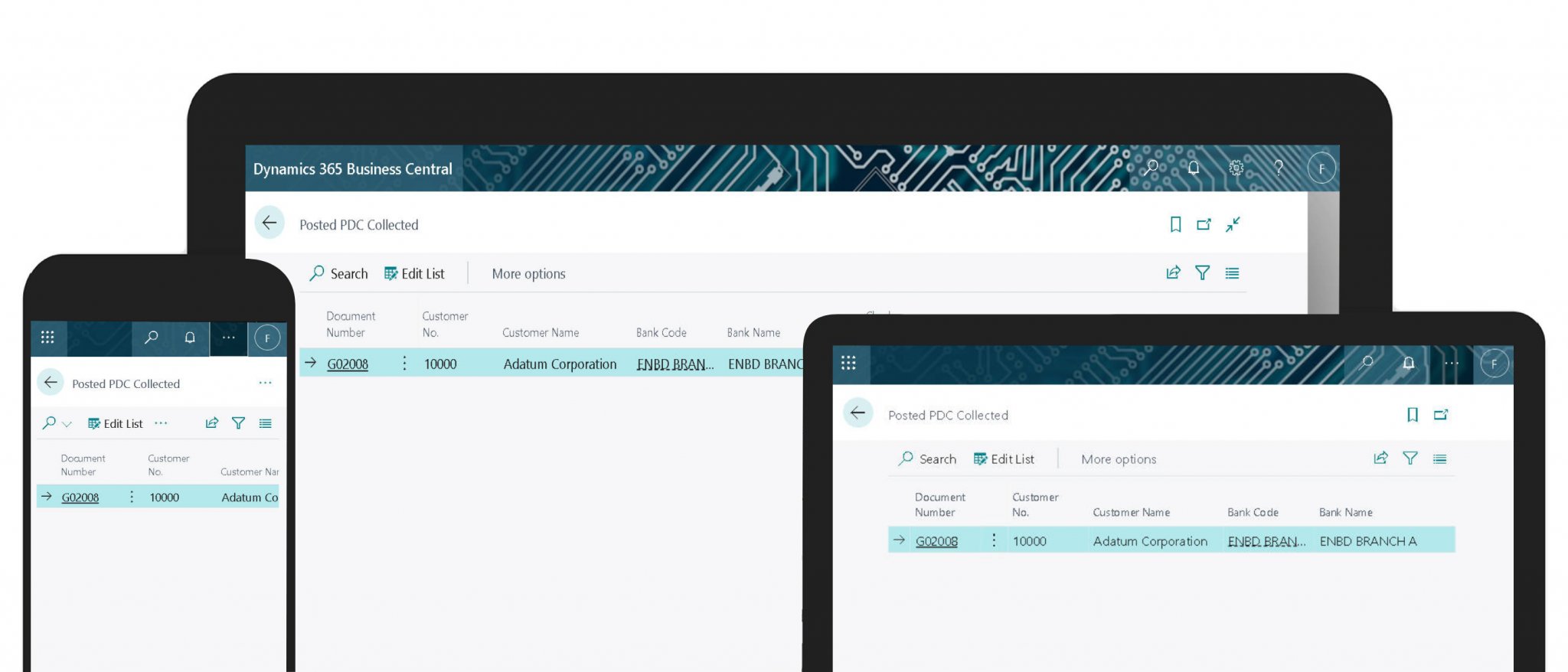 PDC for Microsoft Dynamics 365 Business Central | Post-dated Check