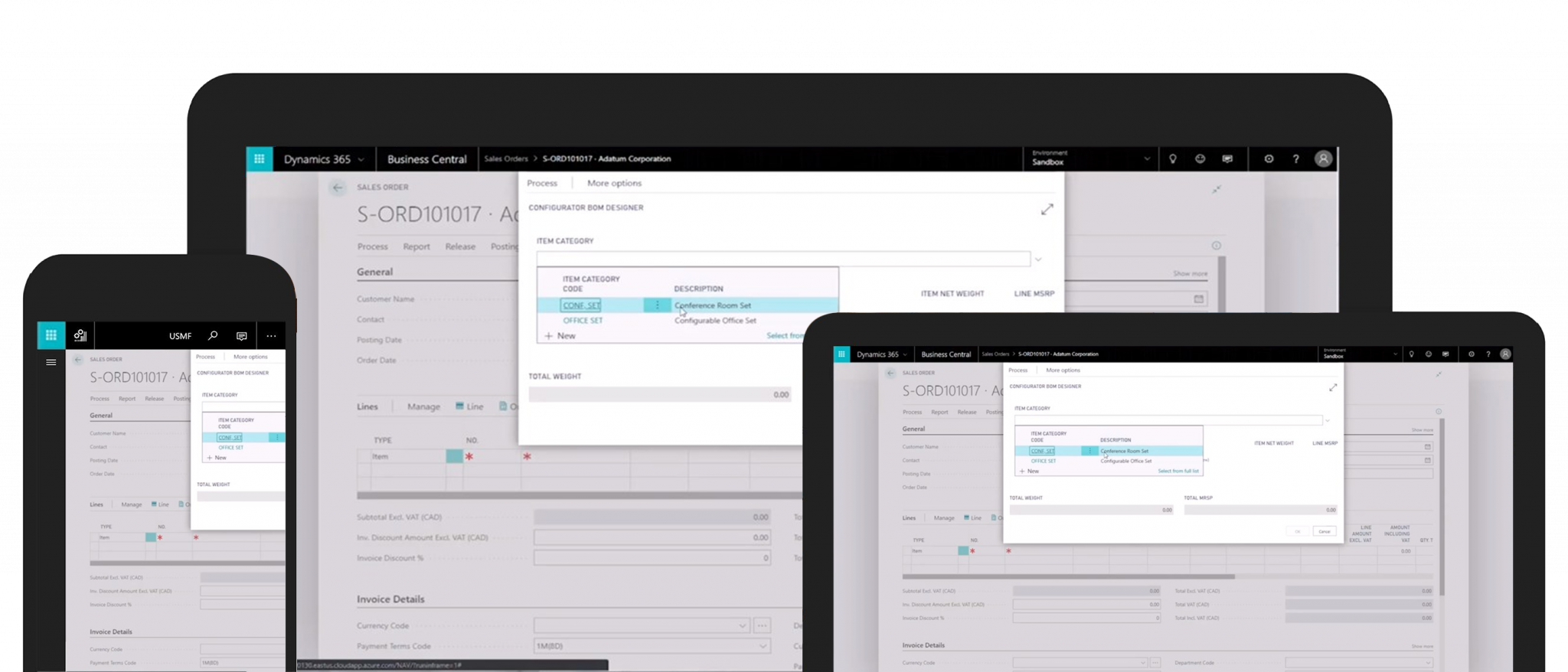 Dynamics 365 Business Central Product Configurator – Tech Ventures Global