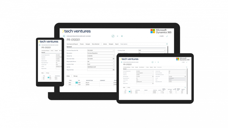 Microsoft Dynamics 365 Business Central Purchase Requisition 9574